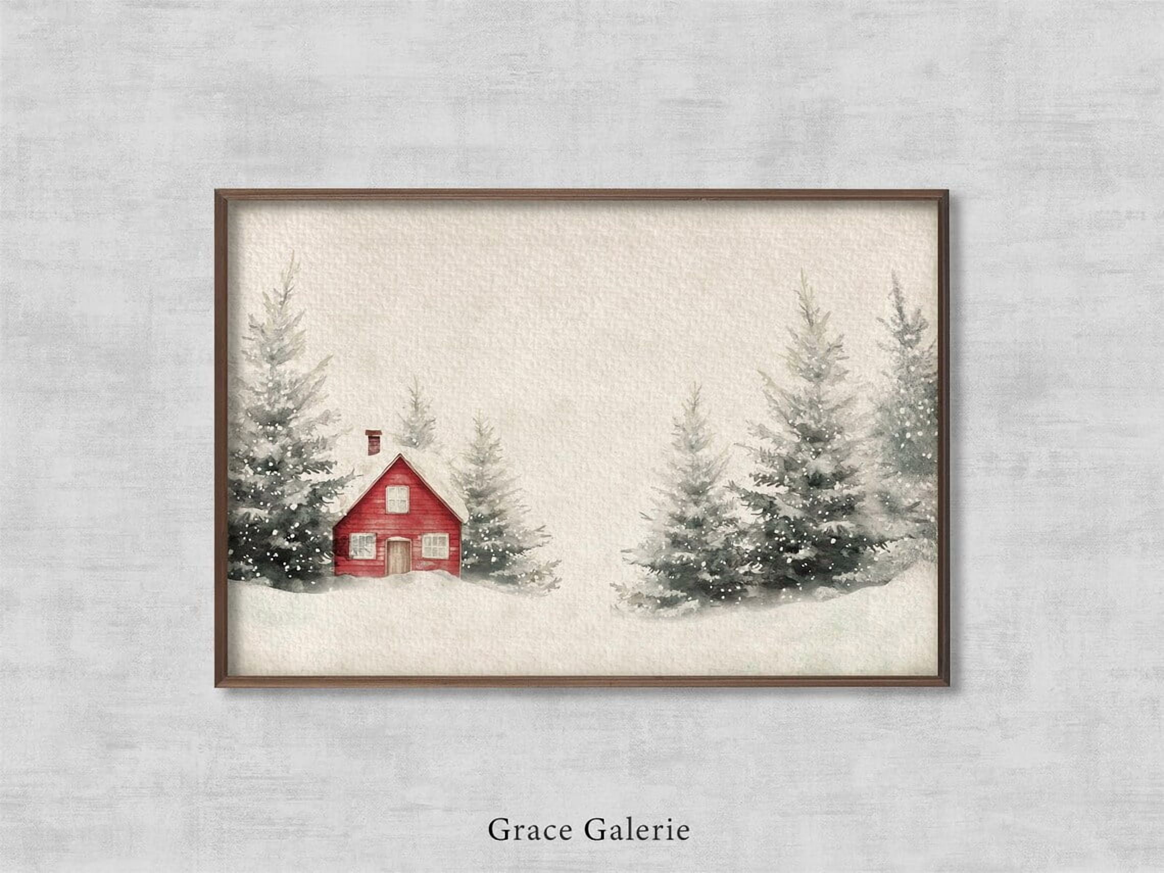 Winter Forest Winter Print, Winter Decor, Snowy Winter Landscape ...
