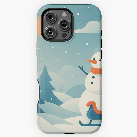 Winter Frostlight Greeting Art Phone Case for iPhone 11 12 13 14 15 16 ...