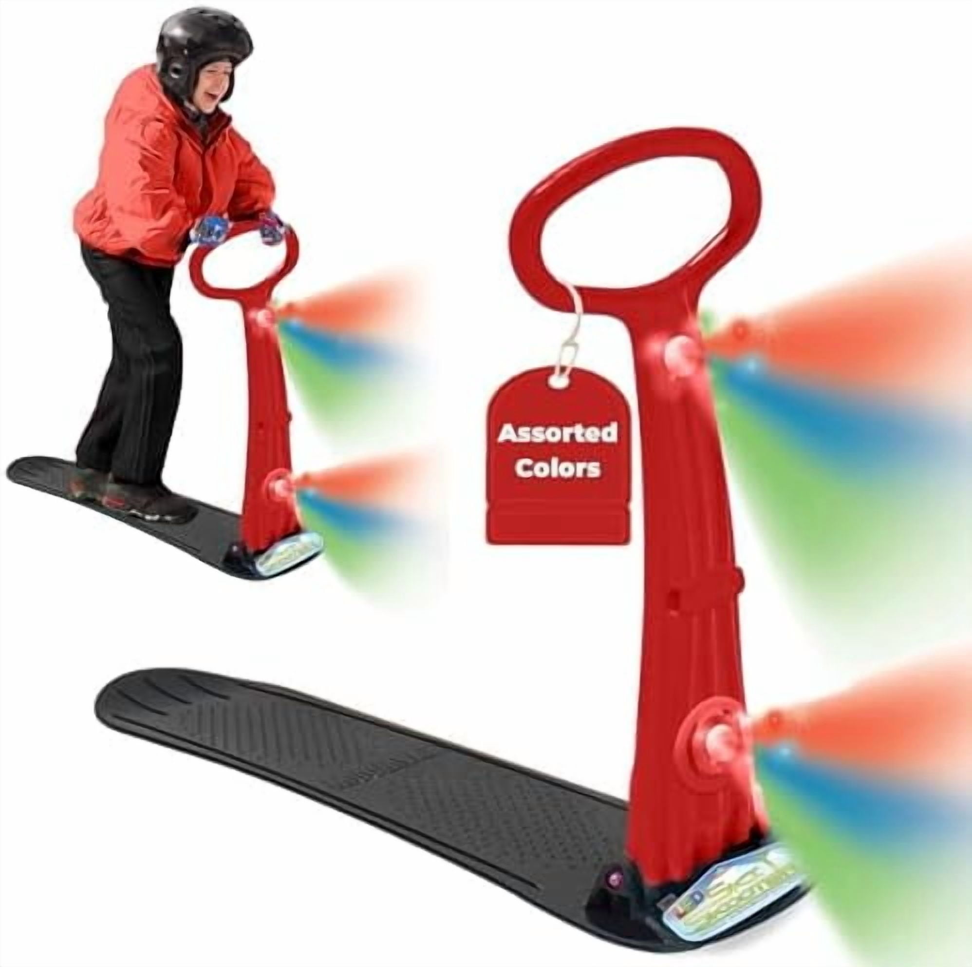 Winter Fun Foldable Snow Scooter, Ski Skooter, Snow Sled Kids Snowboard ...