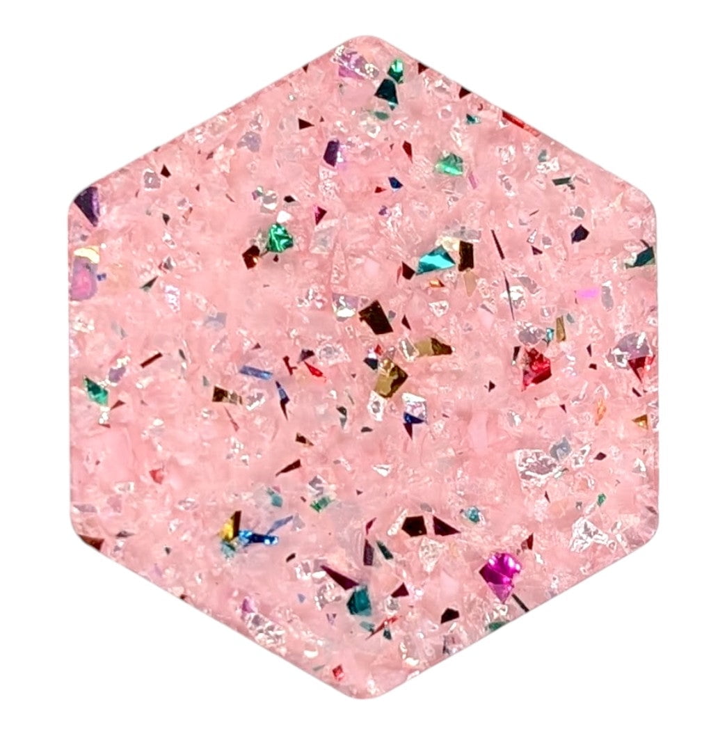 Winter Funderland Pink Glitter Cast Acrylic Sheet - Walmart.com