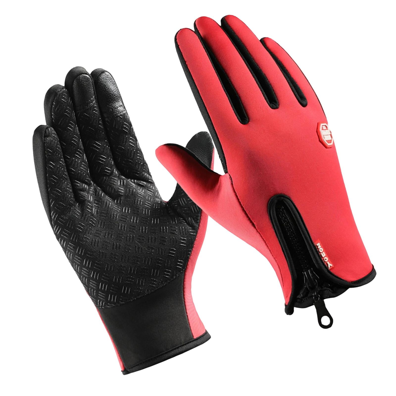 Winter Gloves Anti Slip Thermal Gloves Waterproof Touch Screen Warm Insulated Windproof for ...