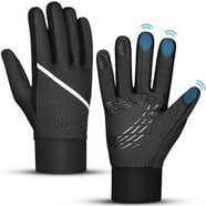 COOPLUS Touchscreen Winter Wool Mittens Fingerless Gloves for Men and ...