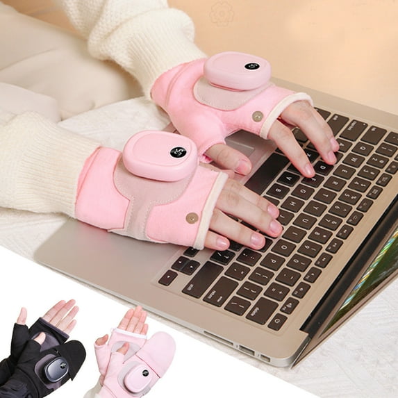 Winter Gloves,Smart Heating Gloves Outdoors Exercise Keep Warm ...