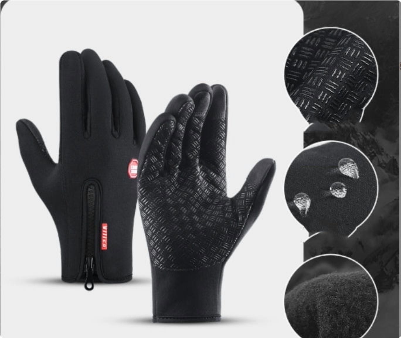 Winter Gloves Touch Screen Riding Motorcycle Sliding Waterproof Sports ...