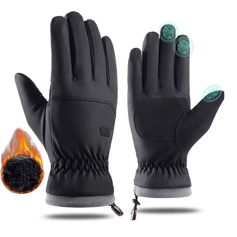 Winter Gloves Waterproof Windproof Mens Women - Warm Gloves Cold Weather, Touch Screen Fingers ...