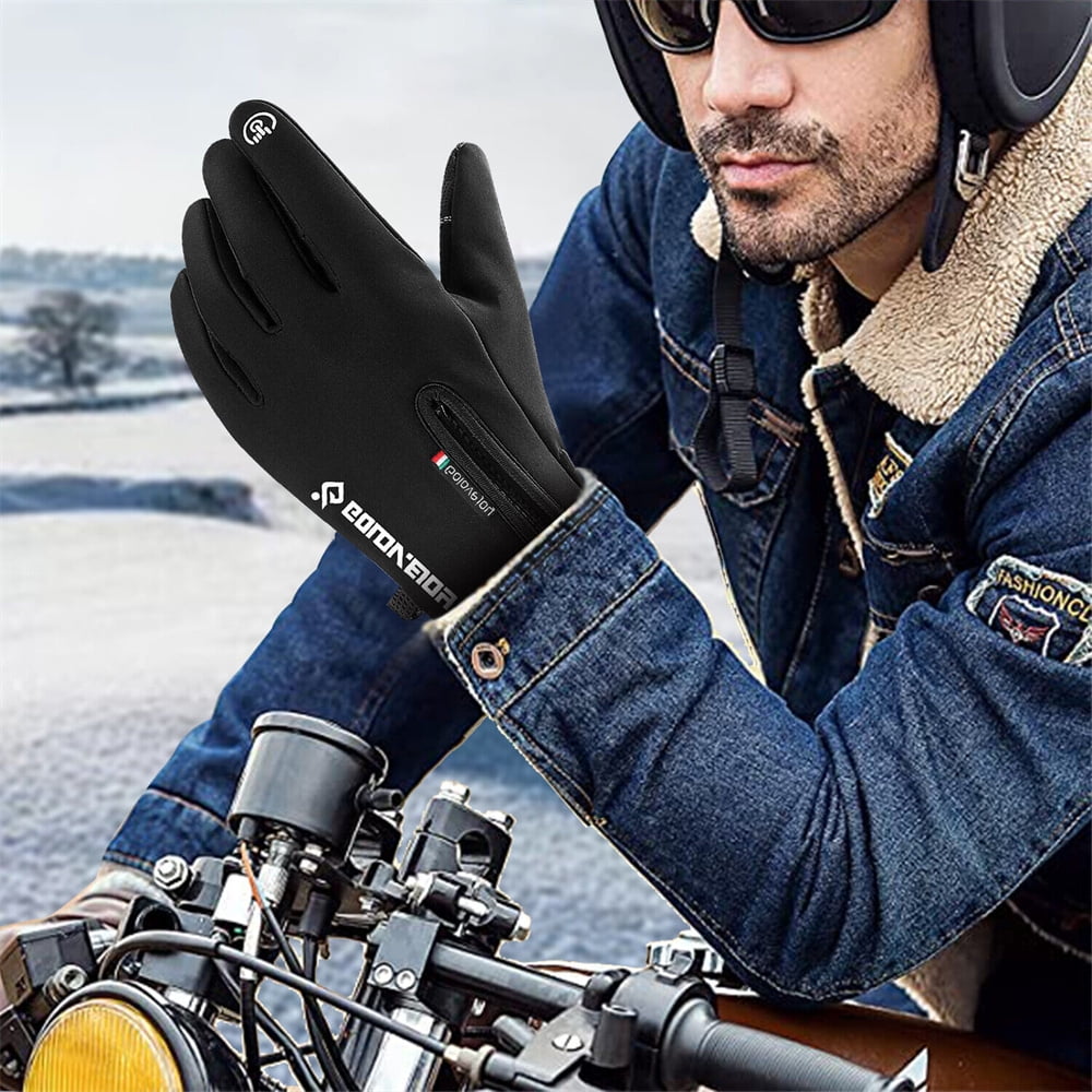 Winter Gloves for Men Women, Touchscreen Waterproof Windproof Gloves ...