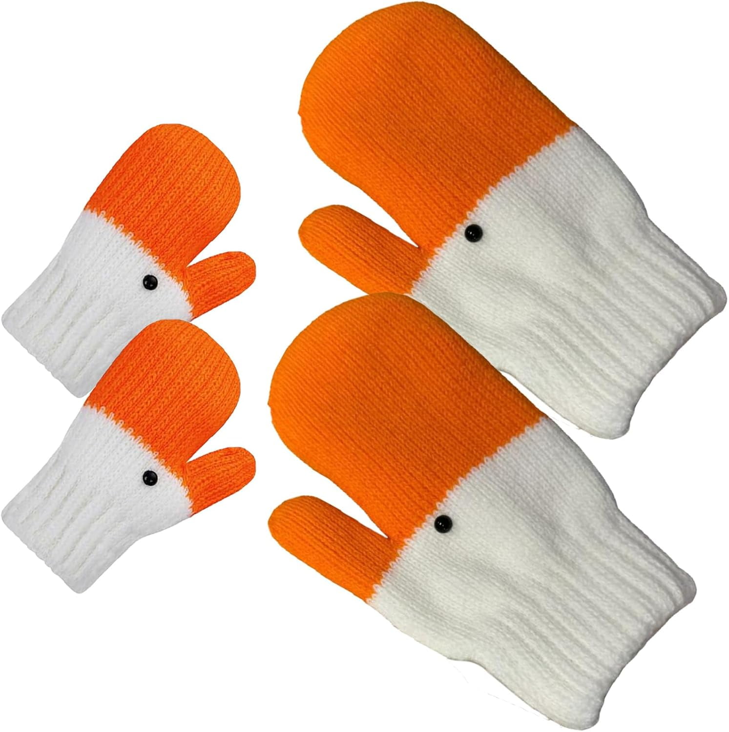 Winter Goose Gloves Socks, Duck Goose Winter Gloves, Knitted Funny ...