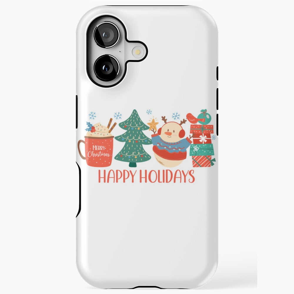 Winter Greeting Decorative Seasonal Icons for iPhone 17 16 15 14 13 12 ...