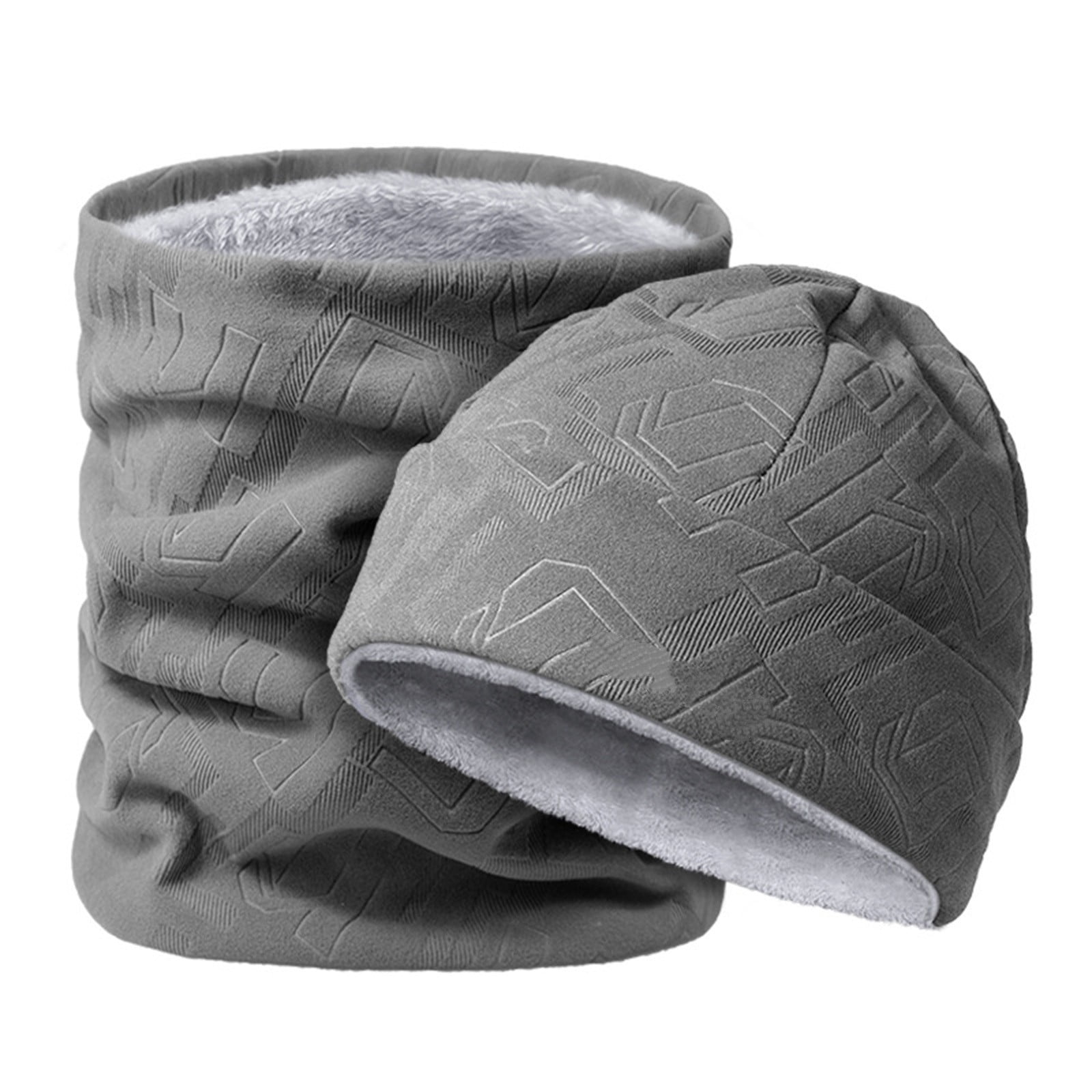 Winter Hat And Neck Warmer For Adults With Layer Ergonomic Design For ...