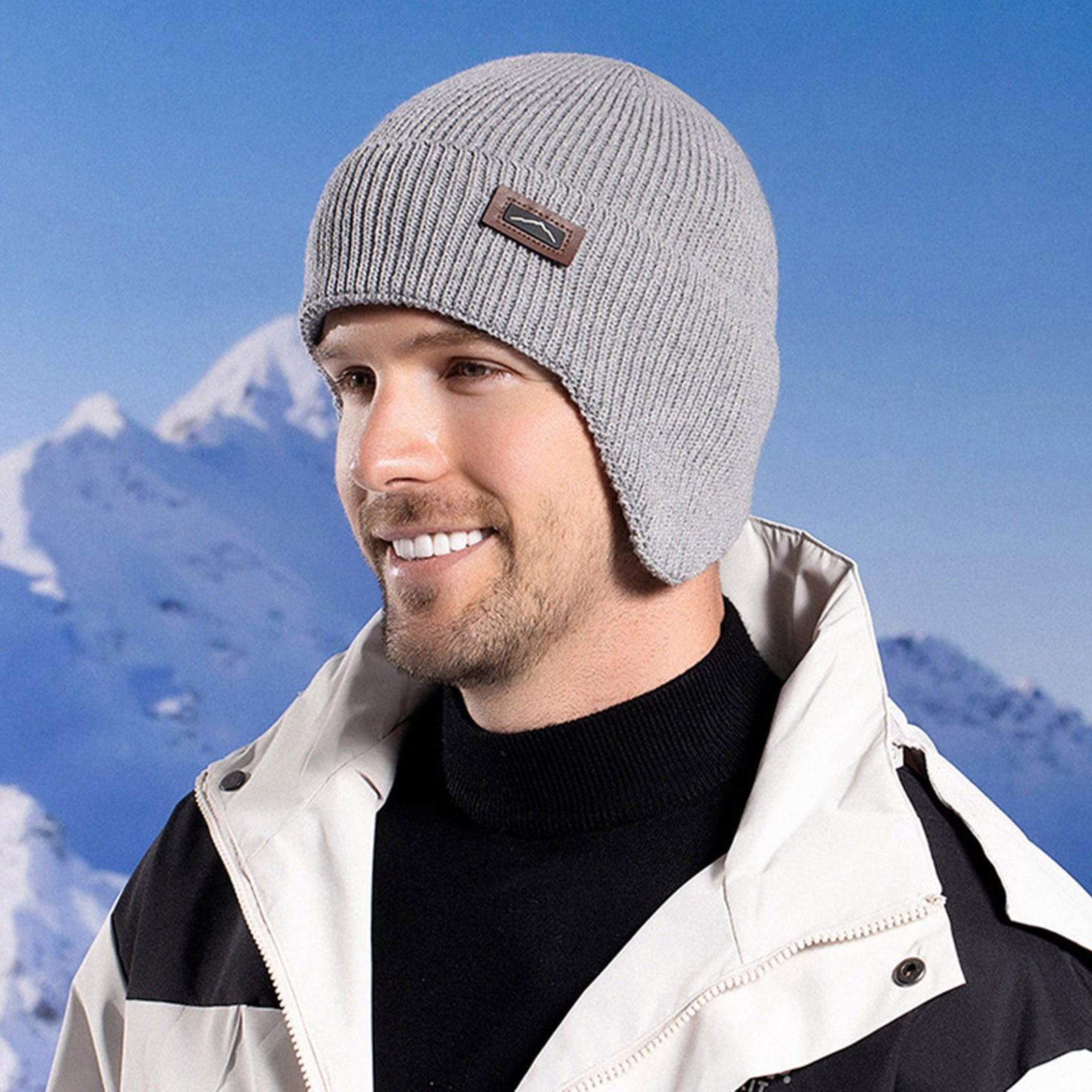 Winter Hats For Men Lined Warm Winter Caps Unisex Fashion Knit Cap ...