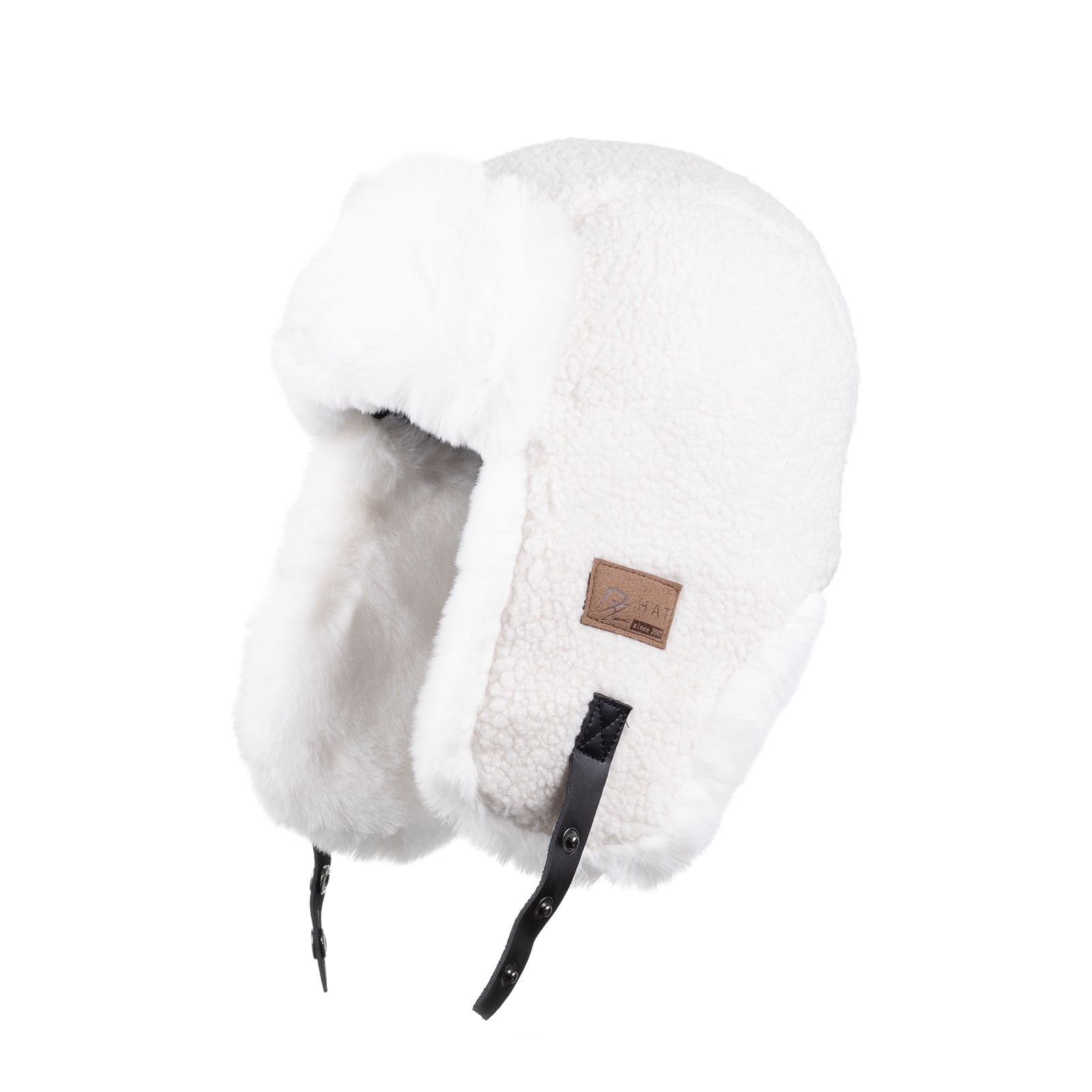 ZQUUVOU Winter Hats With Mask Trapper Trooper Hat With Ear Flaps ...