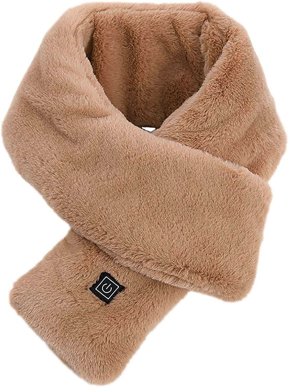 Winter Heating Scarf for Women Men. USB Heated Scarf. Heated Neck Wrap ...