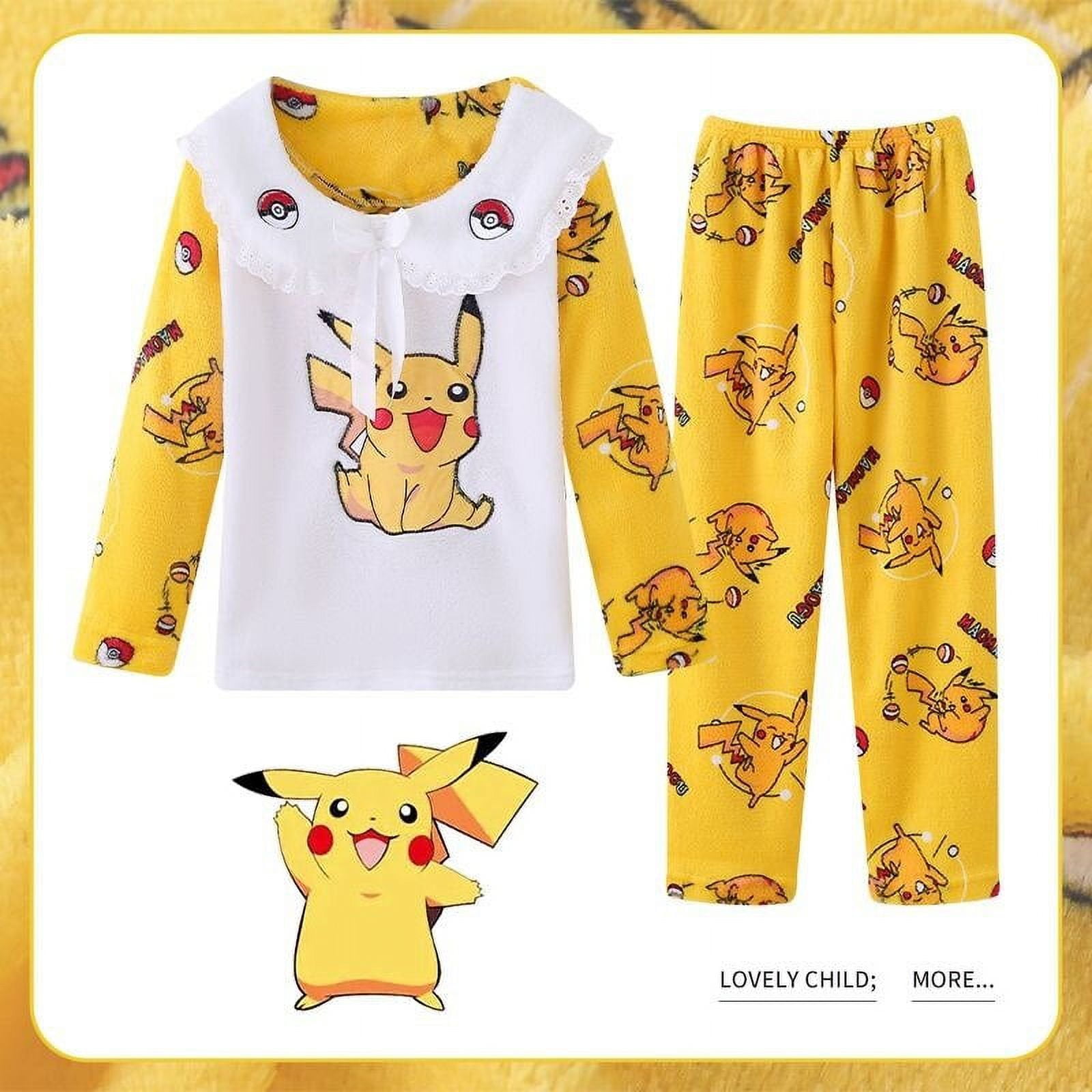 Winter Hellokitty Pokemon Pikachu Pajamas Leisurewear Home Cosplay ...