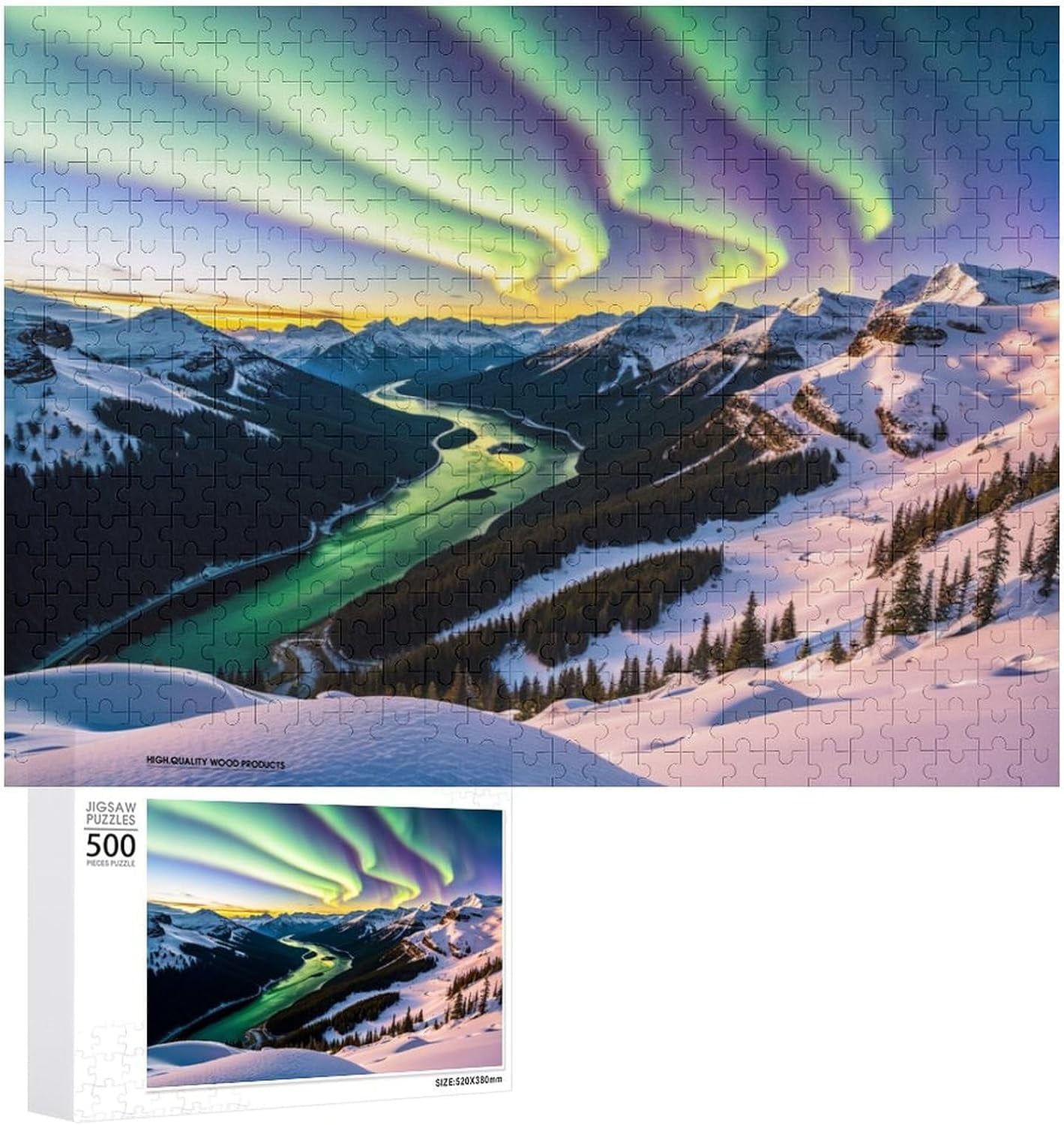 Winter Hill Puzzle 500 Pieces Jigsaw Puzzles for Adults and Children,20 ...