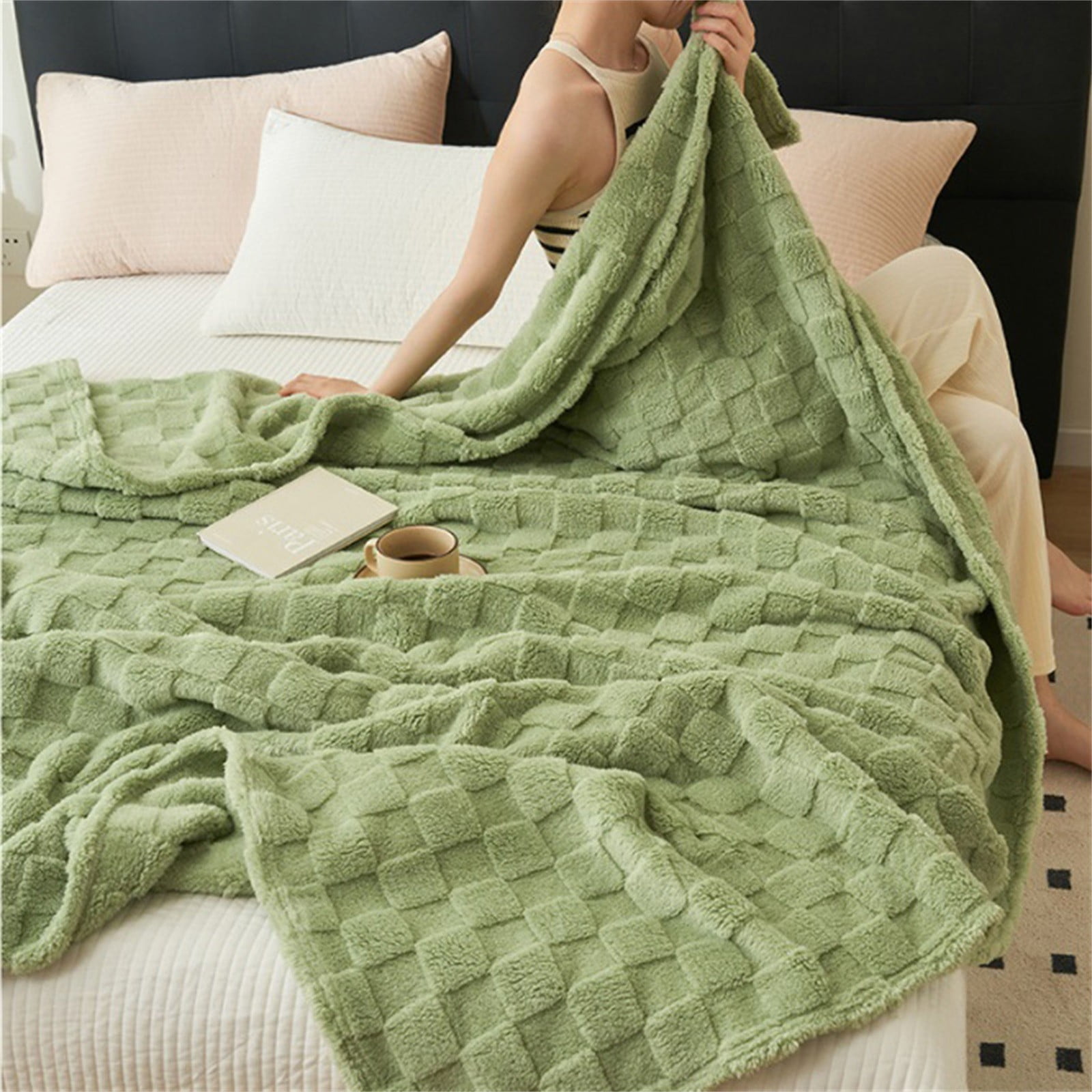 Winter Home Fleece Throw Blanket for Couch or Bed - 3D Imitation Turtle ...