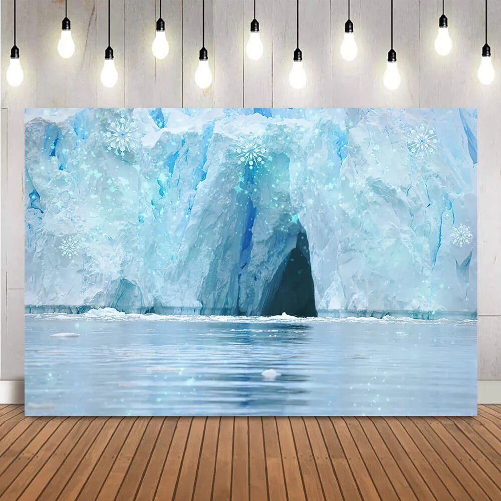 Winter Iceberg Backdrop for Photography Water Theme Snow Party ...