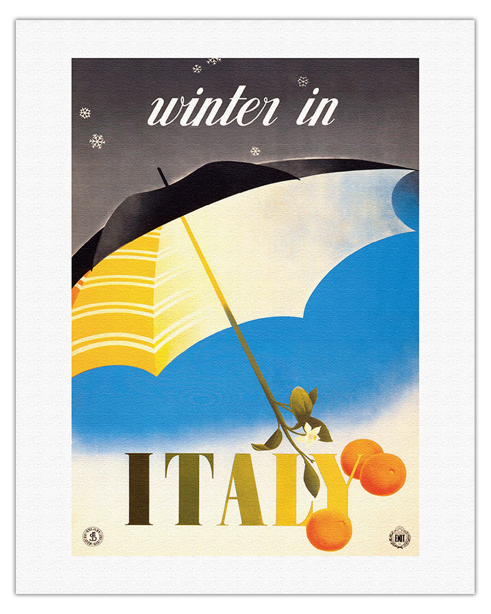 Winter in Italy - Italian Tarocco Blood Oranges under an Umbrella ...