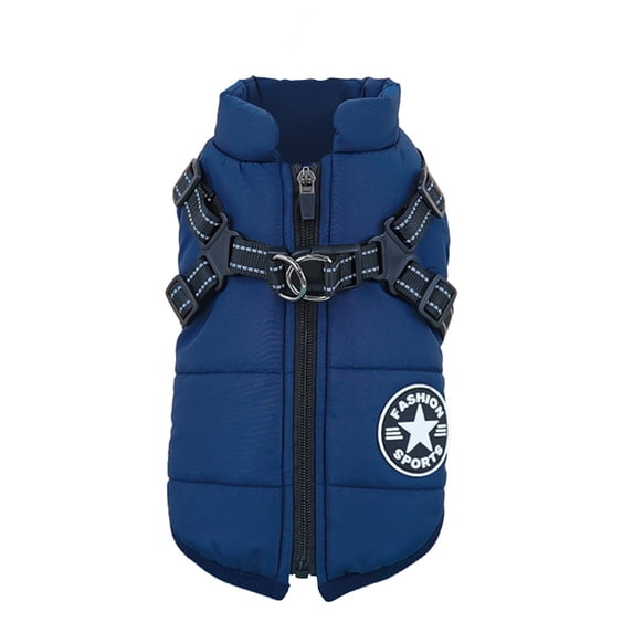 Winter Jacket For Small/Medium/Large Dogs Cats, Fleece-Lined Dog Jacket ...