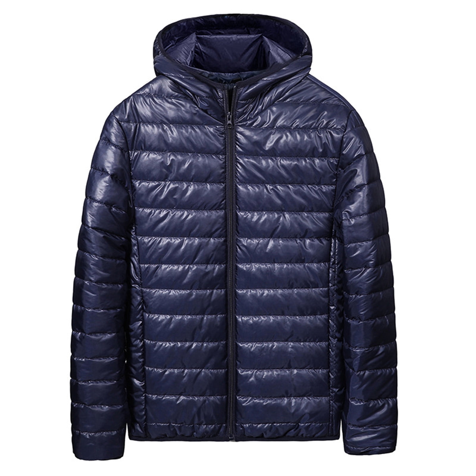Winter Jackets for Men Lightweight Puffer Jacket Zip up Padded Coat ...