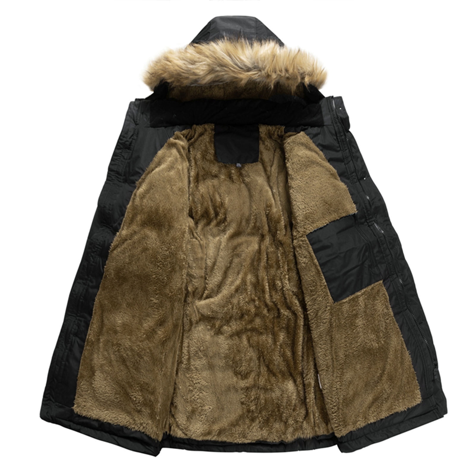 Winter Jackets For Men Mens Winter Thickened Plus Size Padded