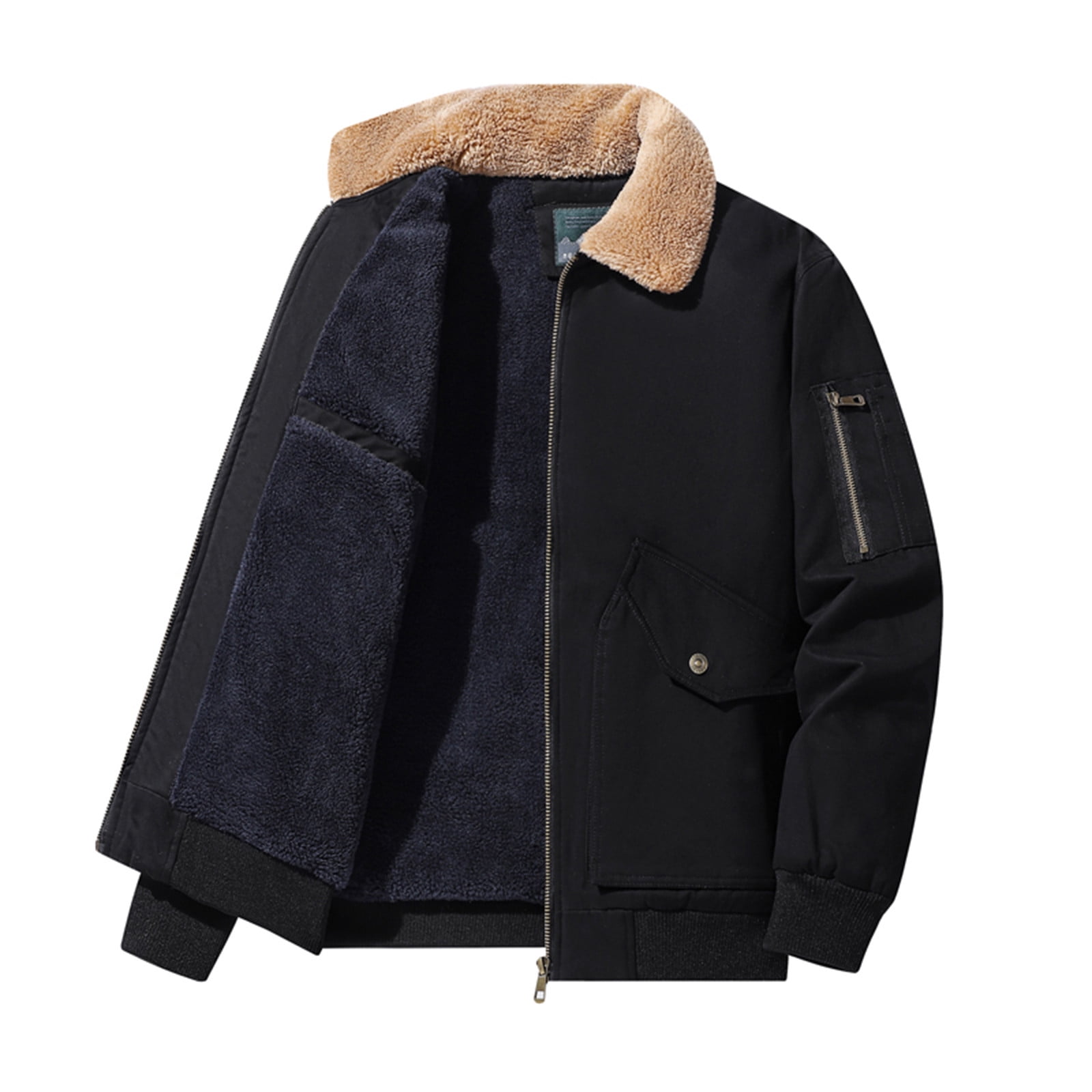 Winter Jackets For Men Mens Winter Thickened Plus Size Padded