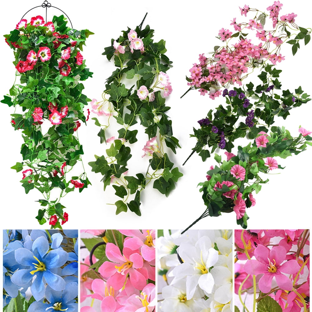 Winter Jasmine Morning Glory Silk Flower Garland Wedding Decoration ...