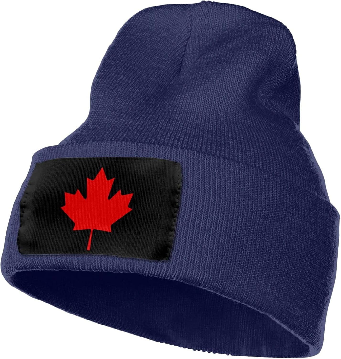 Winter Knit Hat Cap for Men Women, Canadian Flag Canada Maple Leaf ...