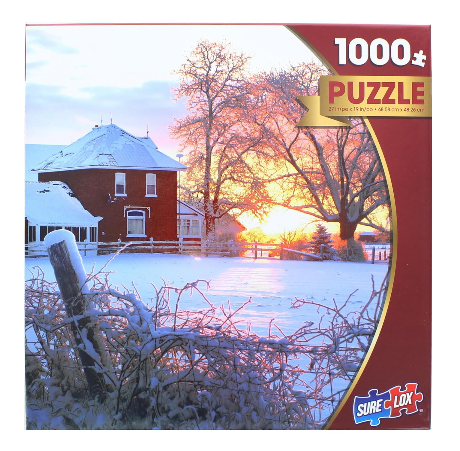 Winter Landscape 1000 Piece Jigsaw Puzzle - Walmart.com