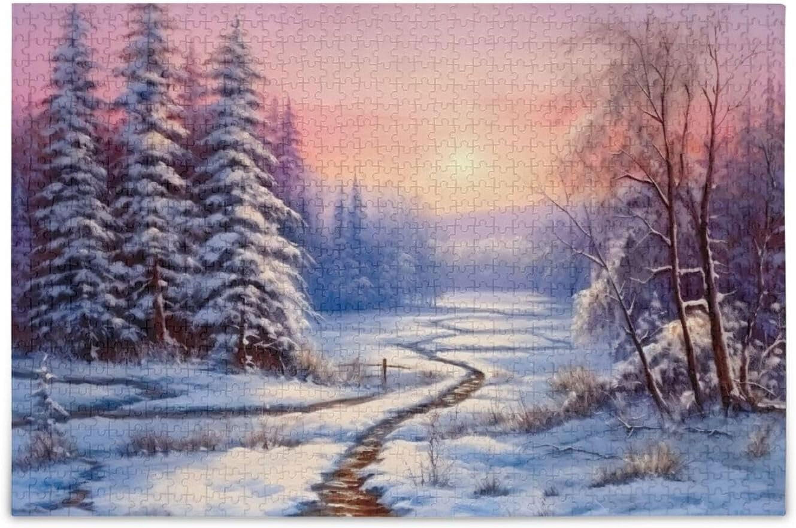Winter Landscape Jigsaw Puzzles for Adults 500 Piece, Puzzles 500 ...