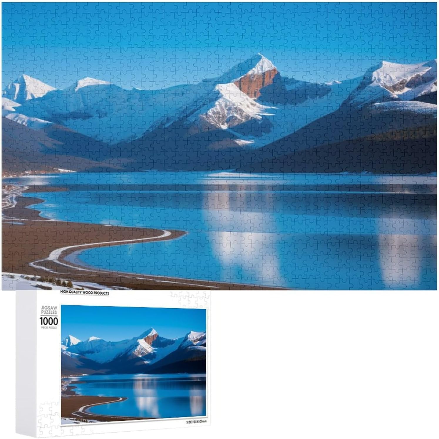 Winter Landscape Puzzle Jigsaw Puzzle 1000 Pieces for for Boys Girls ...