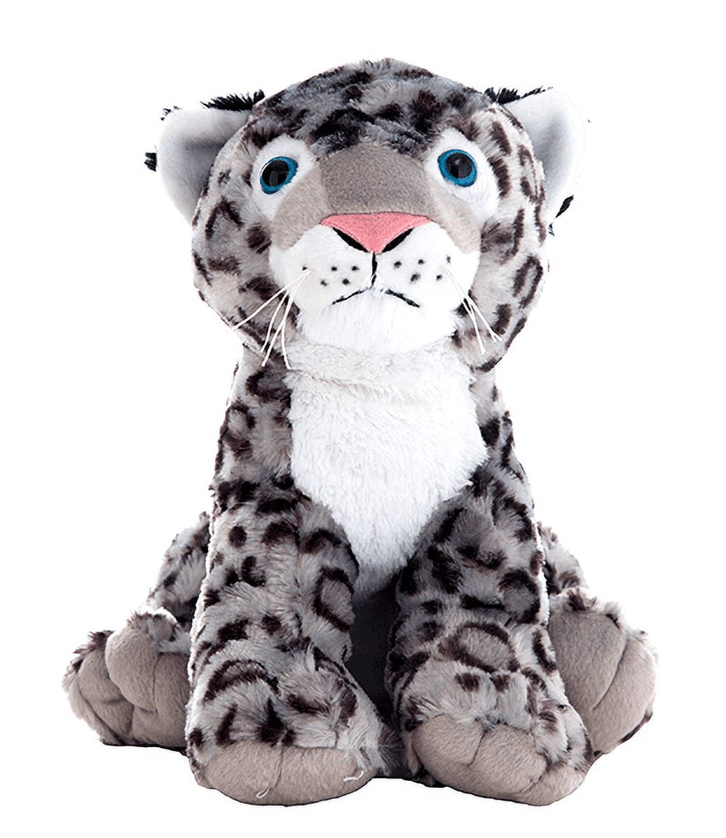 "Winter" Leopard 16in Hand Stuffed Plush Animal - Walmart.com