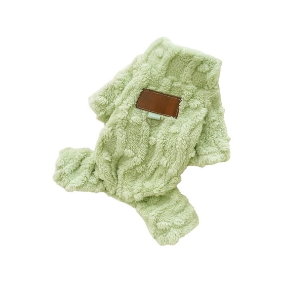 Winter Lined Dog and Cat Jumpsuit Four Legs Warm Cozy Apparel Cold ...