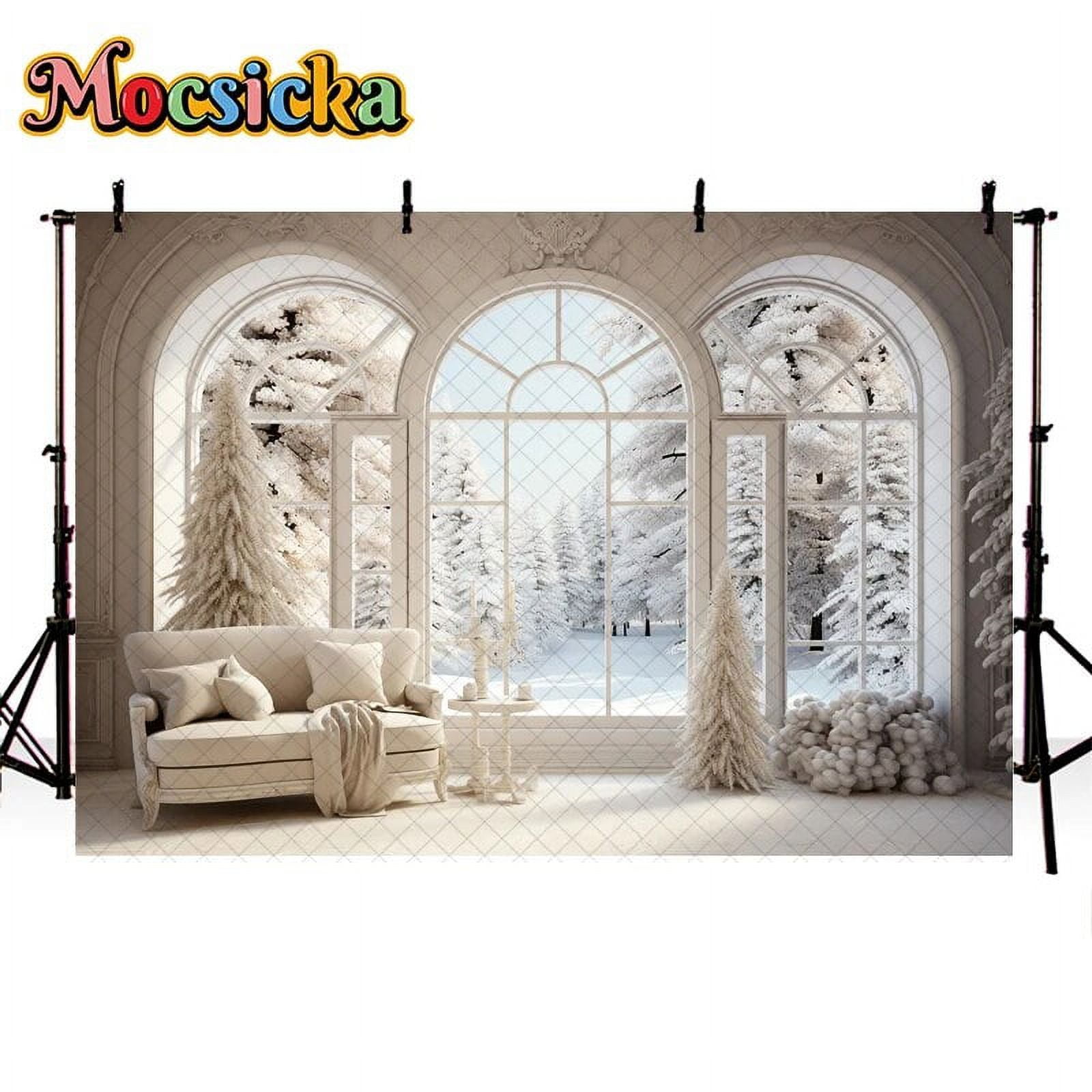 Winter Living Room Backdrops Christmas Kids Adult Photography Props ...