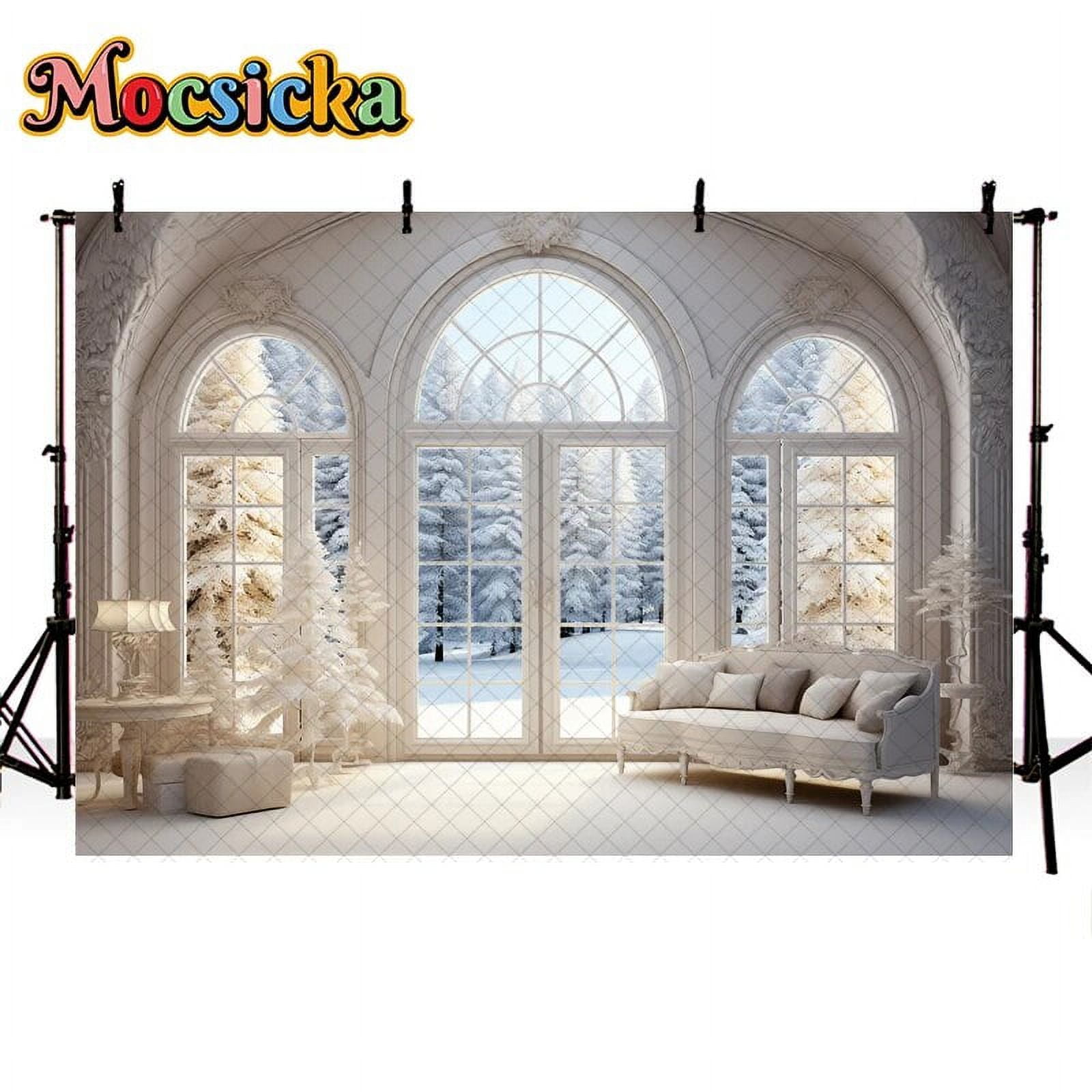 Winter Living Room Backdrops Christmas Kids Adult Photography Props ...