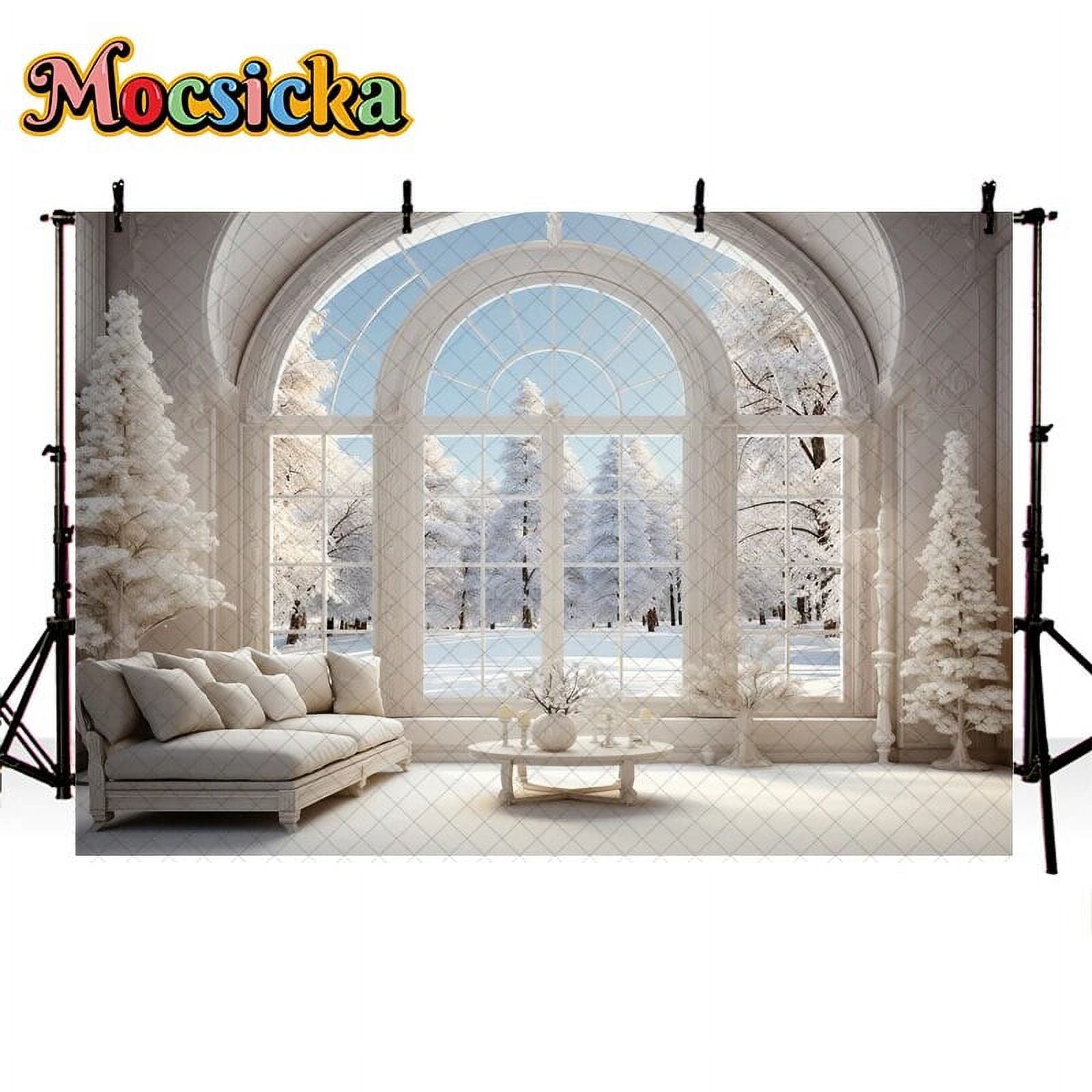 Winter Living Room Backdrops Christmas Kids Adult Photography Props ...