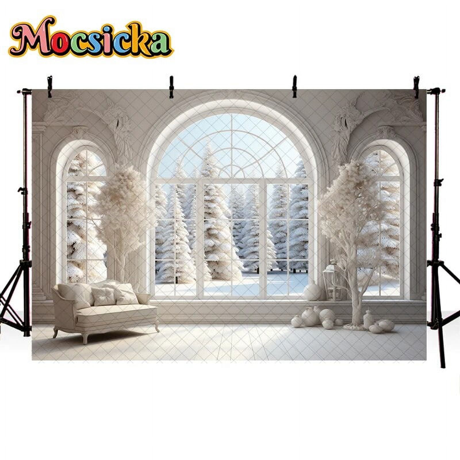 Winter Living Room Backdrops Christmas Kids Adult Photography Props ...