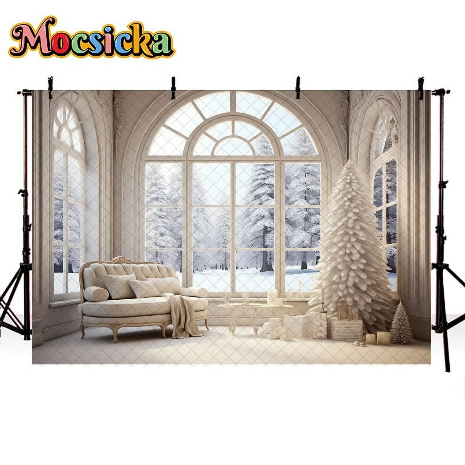 Winter Living Room Backdrops Christmas Kids Adult Photography Props ...