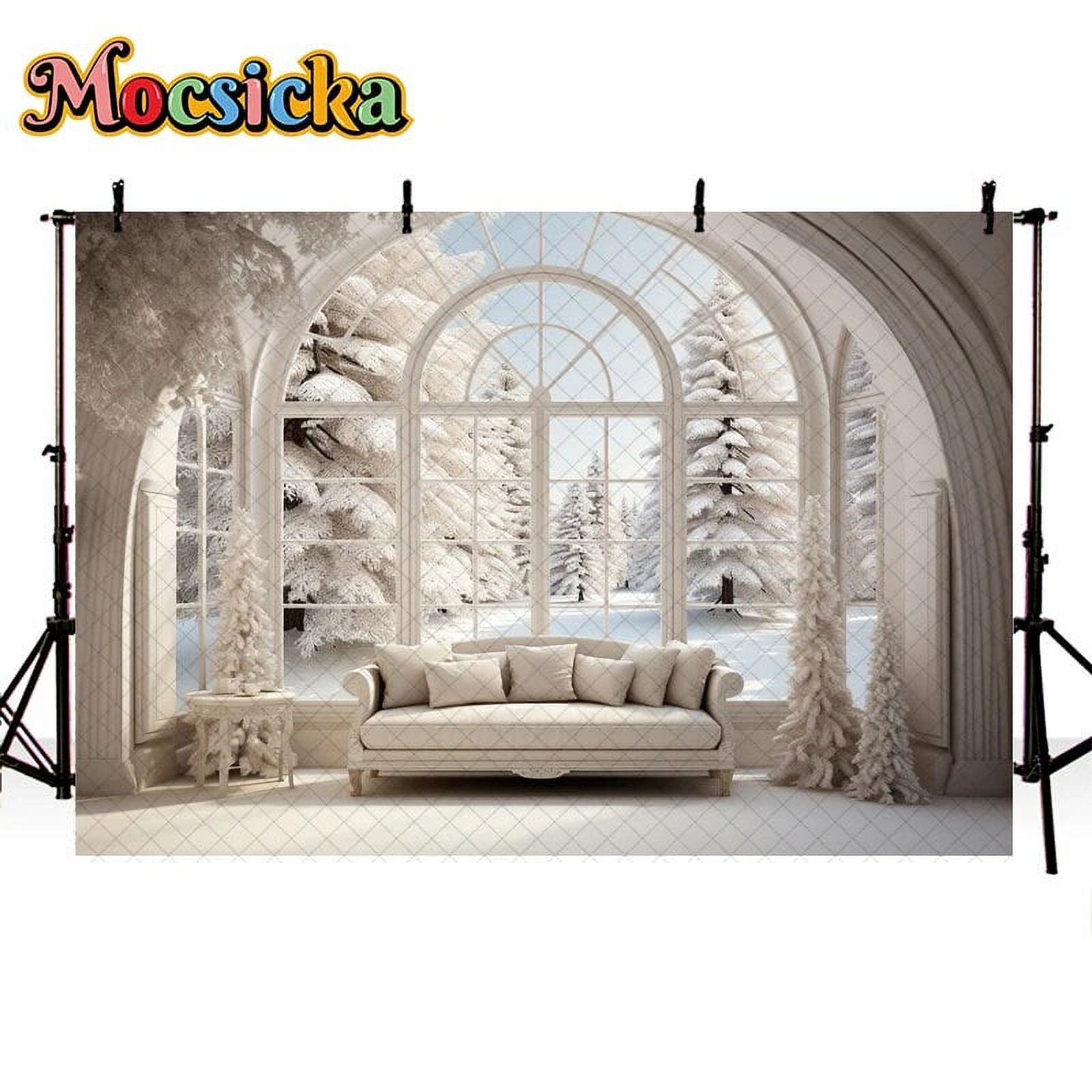 Winter Living Room Backdrops Christmas Kids Adult Photography Props ...