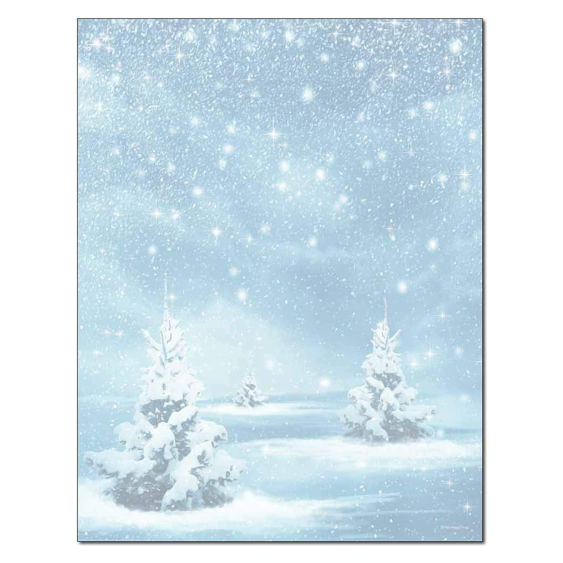 Winter Magic Letterhead Laser & Inkjet Printer Paper - 8.5in. X 11in ...