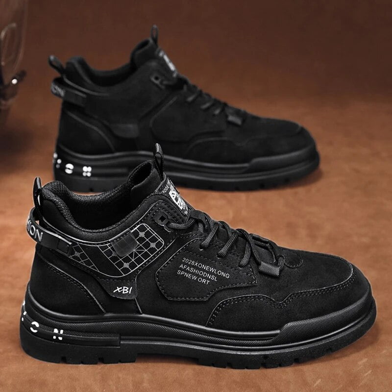 Winter Men Boots Casual Shoes Leather Designer Luxury Ankle Platform ...