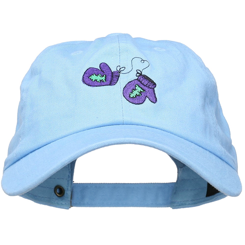 Winter Mittens Embroidered Unstructured Cap - Blue OSFM - Walmart.com