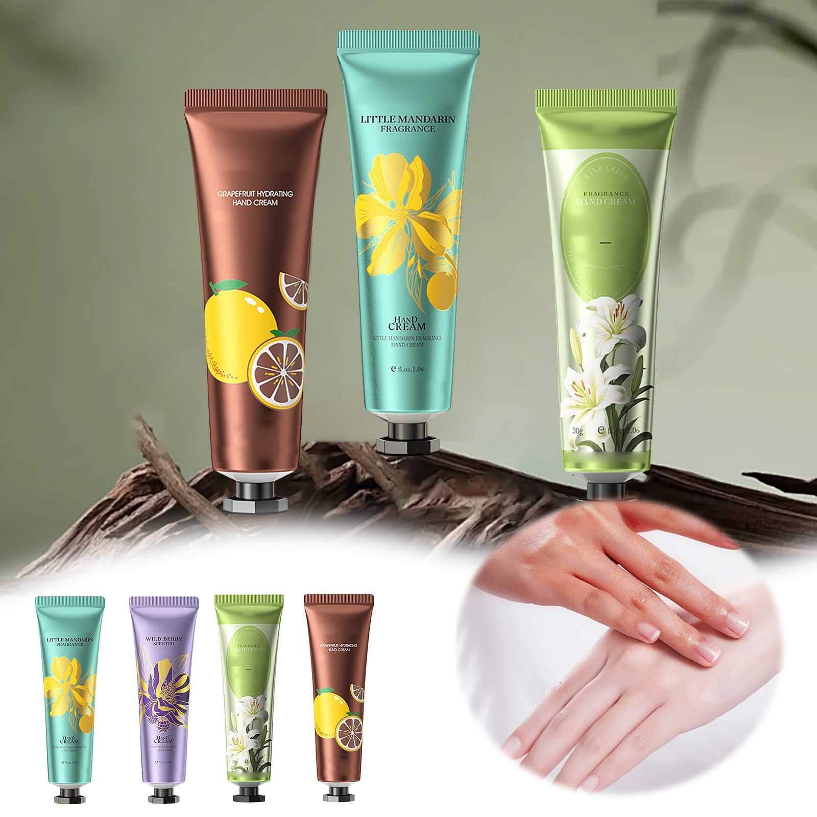 Winter Moisturizing Hand Set Mini Hand Lotion Bundle Hydrating For Hand Creme Rough And Bumpy ...