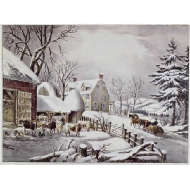 Winter Morning 1861 Currier & Ives Active 1857-1907 American Lithograph ...