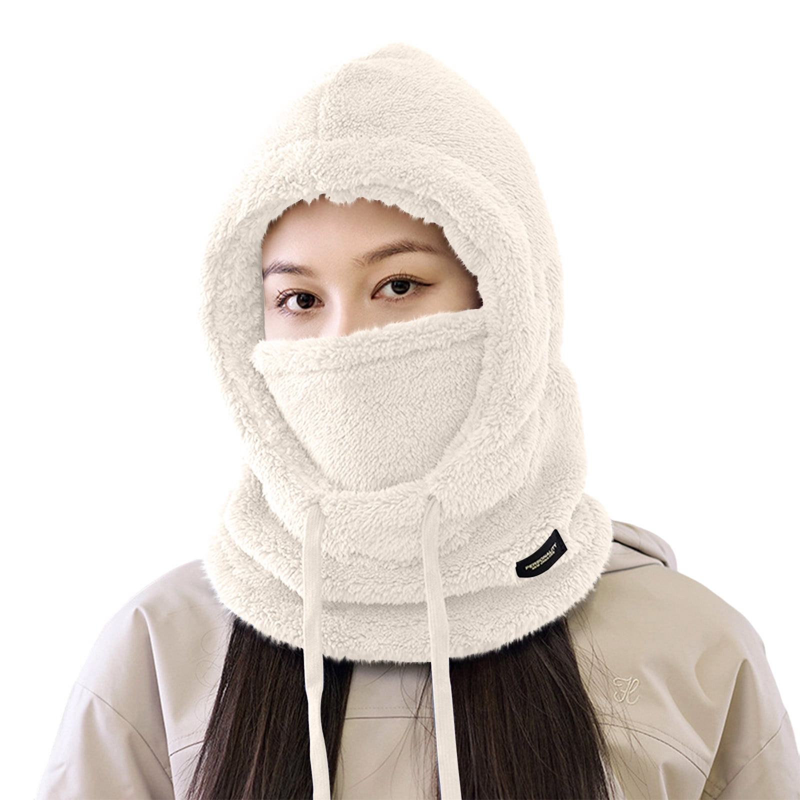 Winter Neck Gaiter Warmer Face Cover Scarf for Women, Fleece Thick ...