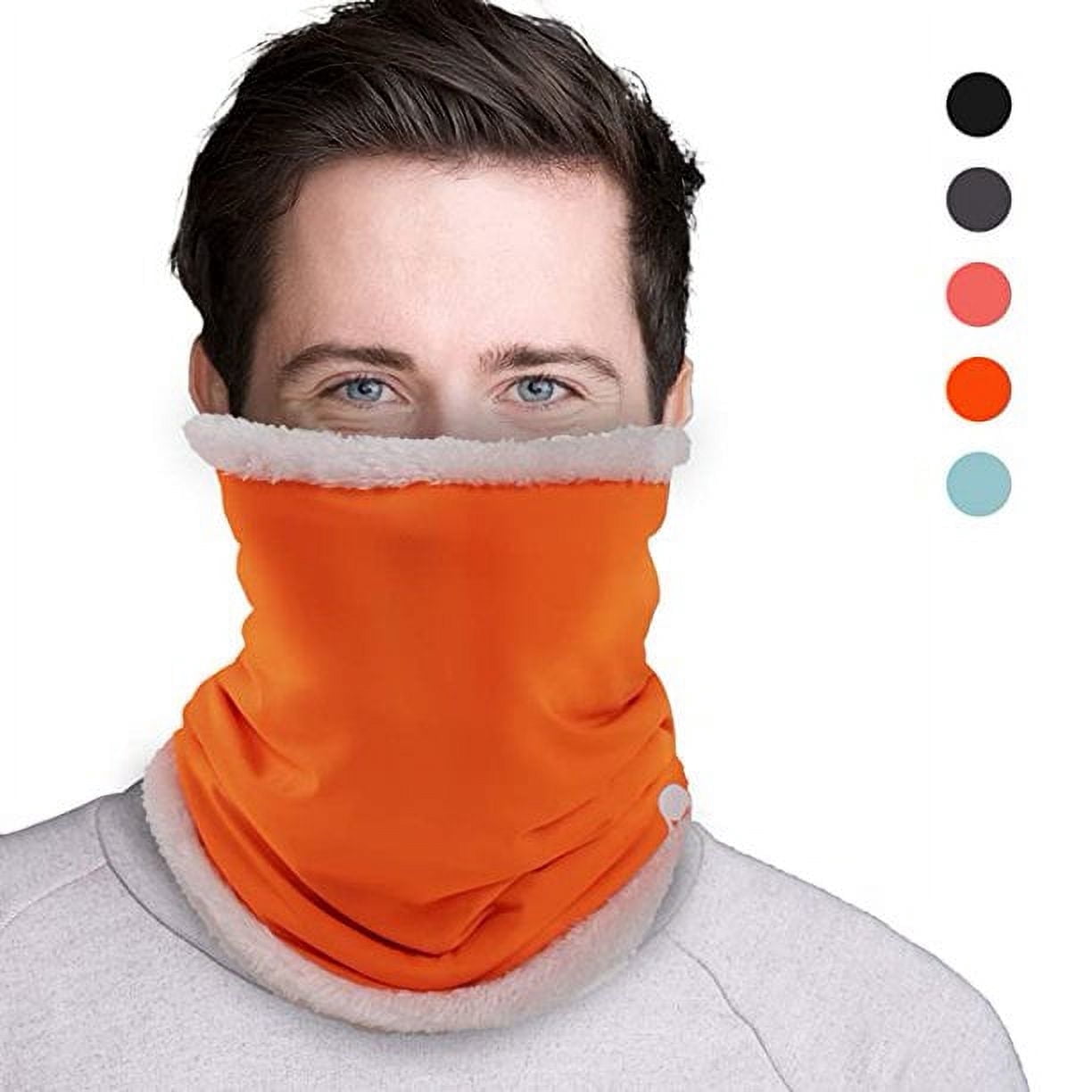 Winter Neck Warmer - Fleece Neck Gaiter for Men and Women - Face Shield ...