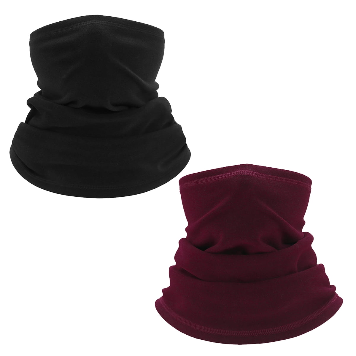 Winter Neck Warmer Gaiter Fleece Neck Cover Cotton Balaclava Windproof ...
