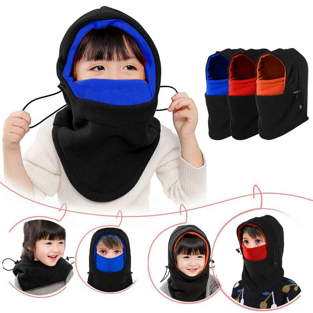 Winter Neck Warmer Hat Warmer Face Cover Windproof Balaclavas for Children,iClover Child Cold ...