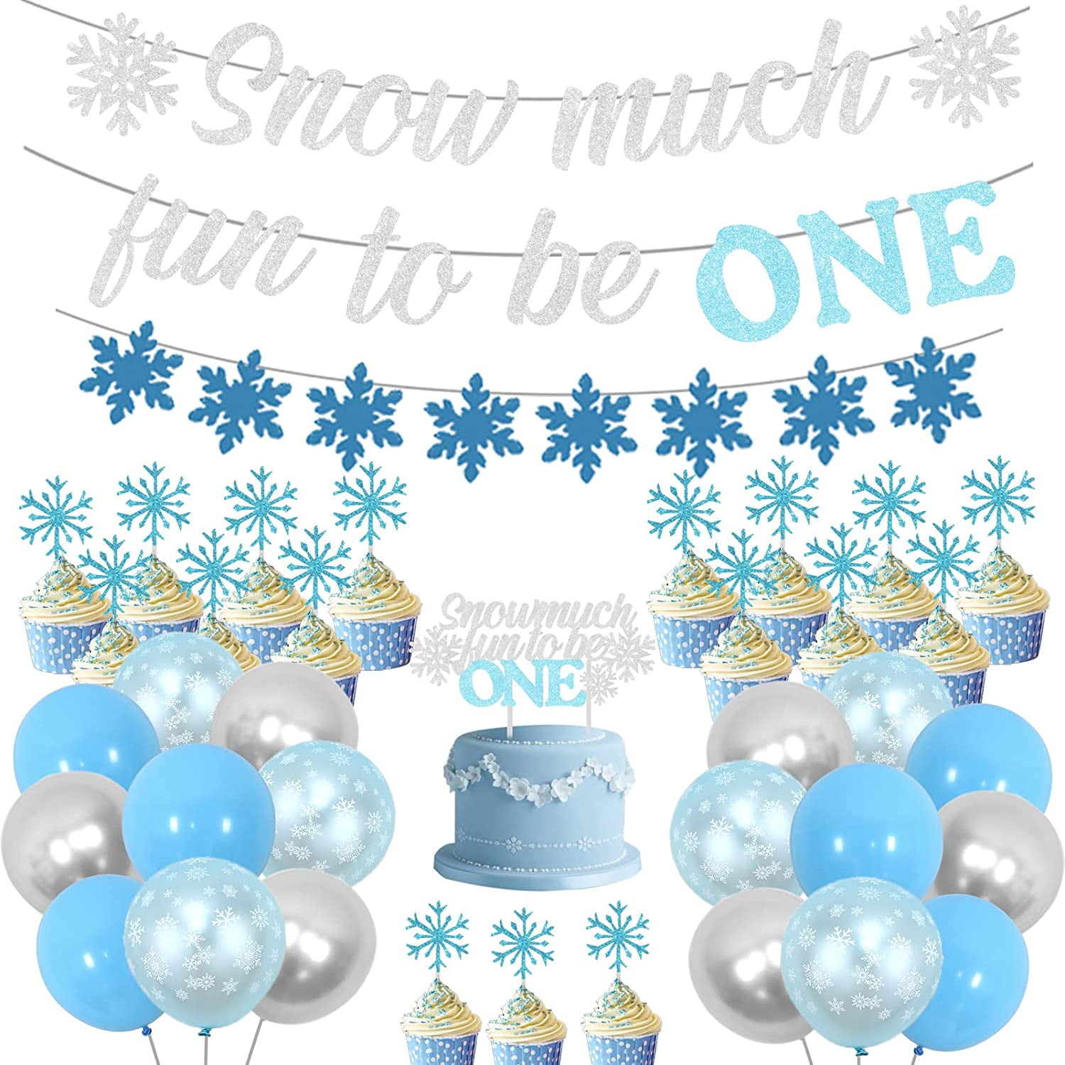Winter Wonderland Birthday Banner