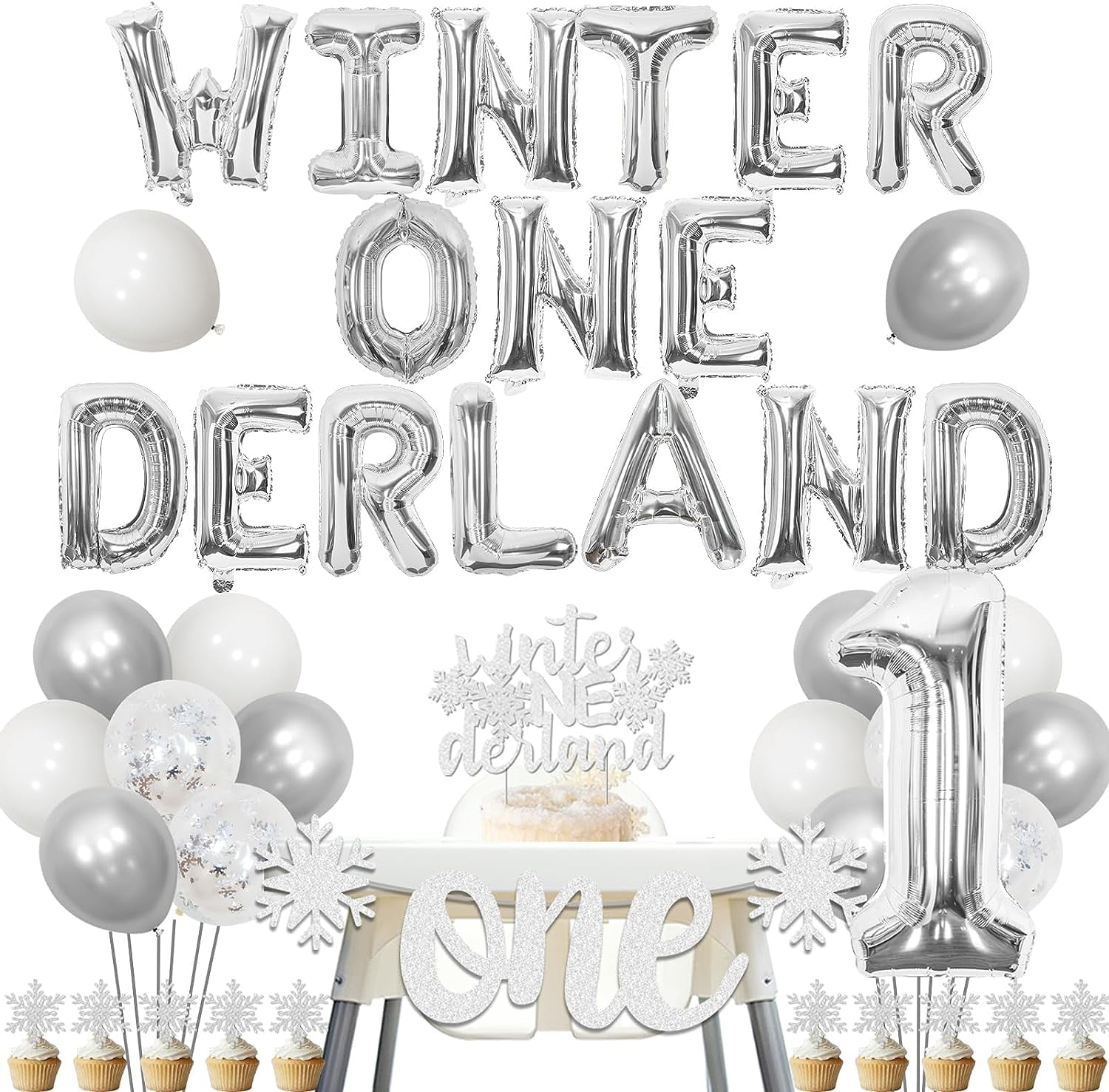 Winter Onederland 1st Birthday Party Decorations Winter Onederland ...