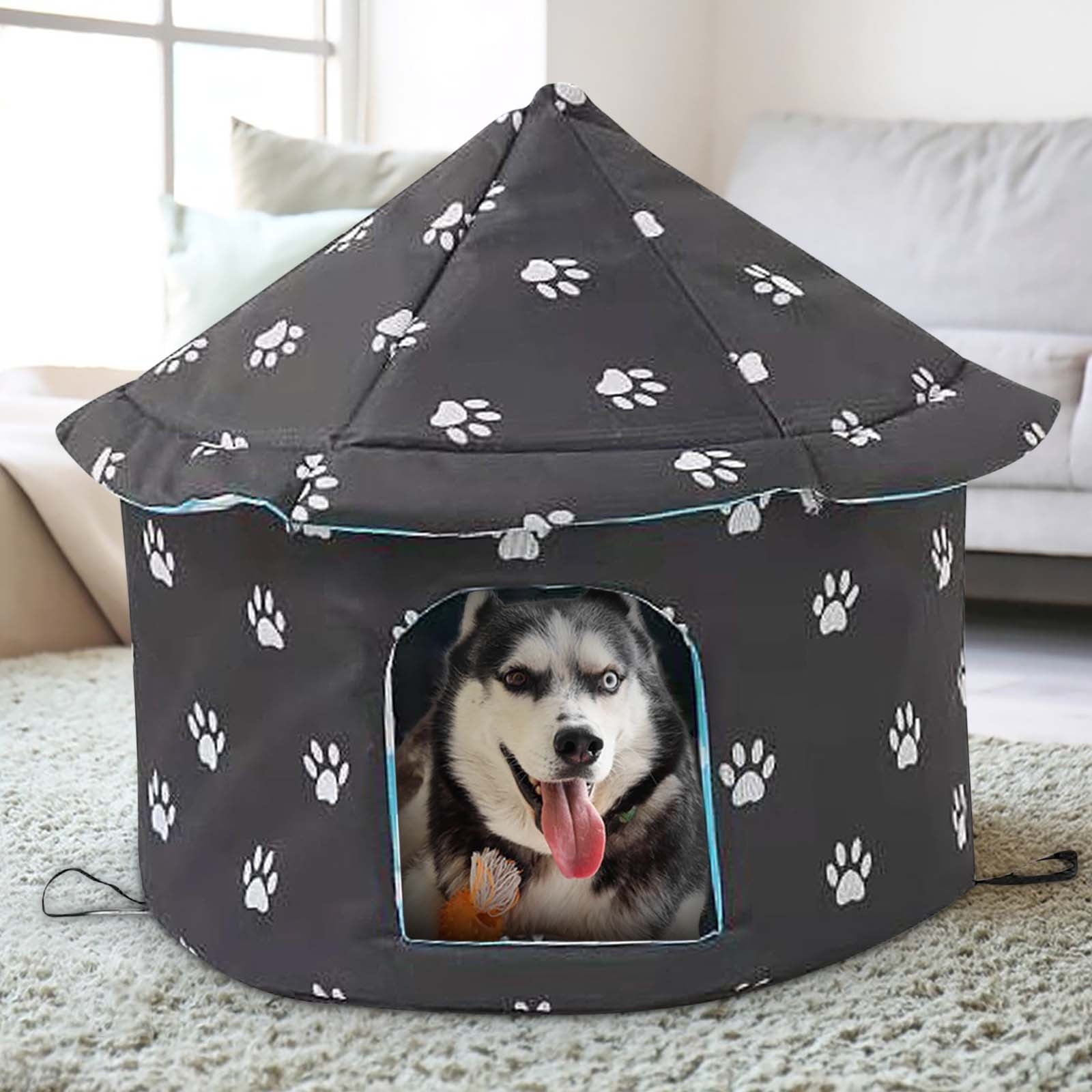 Winter Outdoor Dog House - Dogs Shelter Cats Shelter, Waterproof ...
